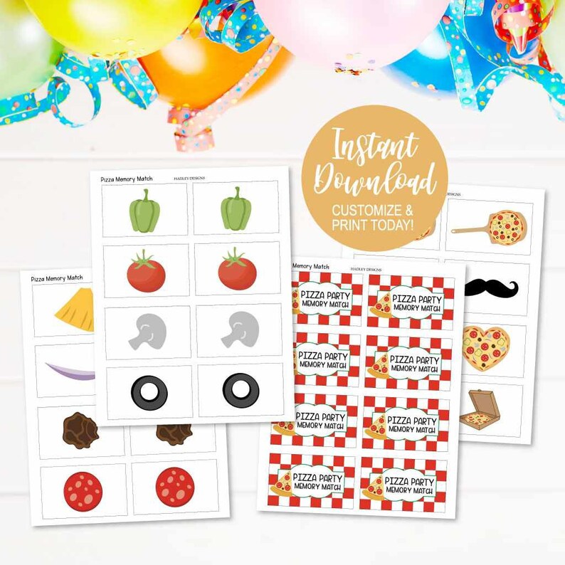 Printable Game for Kids, Game for Parties, Kids Party Games Printable ...