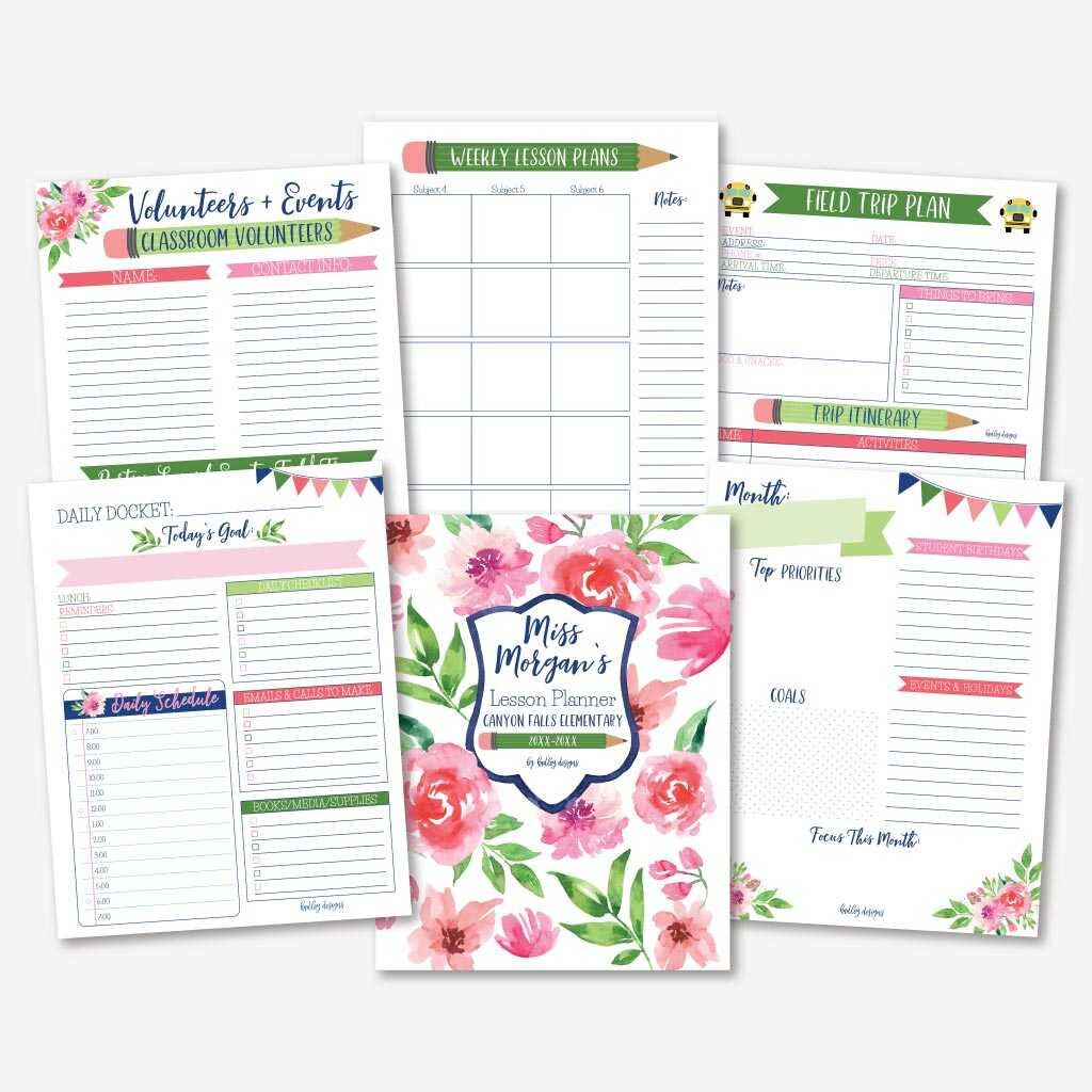 Editable Teacher Planner Homeschool Checklist Student | Etsy