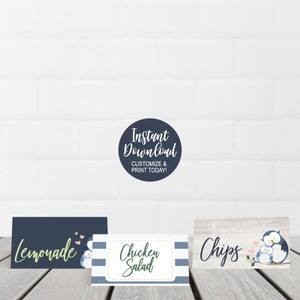 Editable Instant Download Food Label, Printable Food Label, Party ...