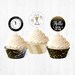 New Years Eve Party Cupcake Topper Template - Printable New Years ...