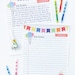 Printable Birthday Letter Template, Editable Letterhead Stationary ...