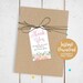 Printable Tags Thank You, Tea Party Favor, Tea Party Favor Bag ...