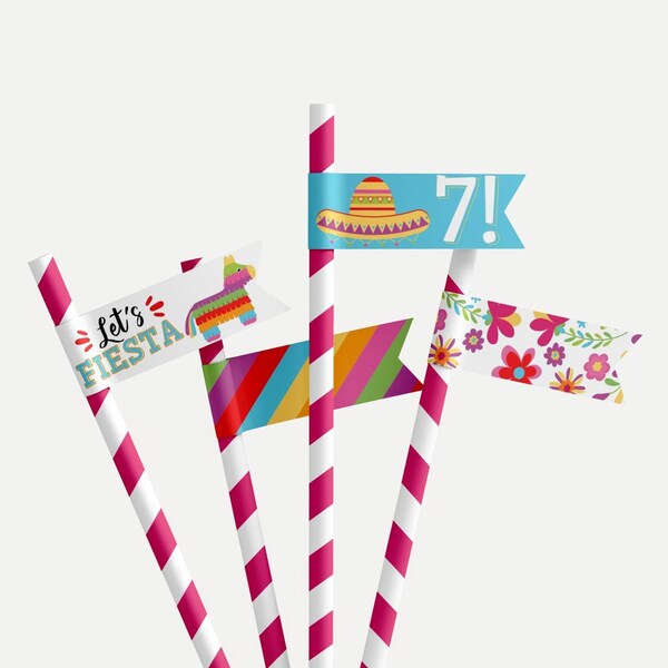 Printable Straw Flag - Etsy