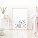 Hello Darling Wall Art Print Motivational Wall Decor Wall - Etsy