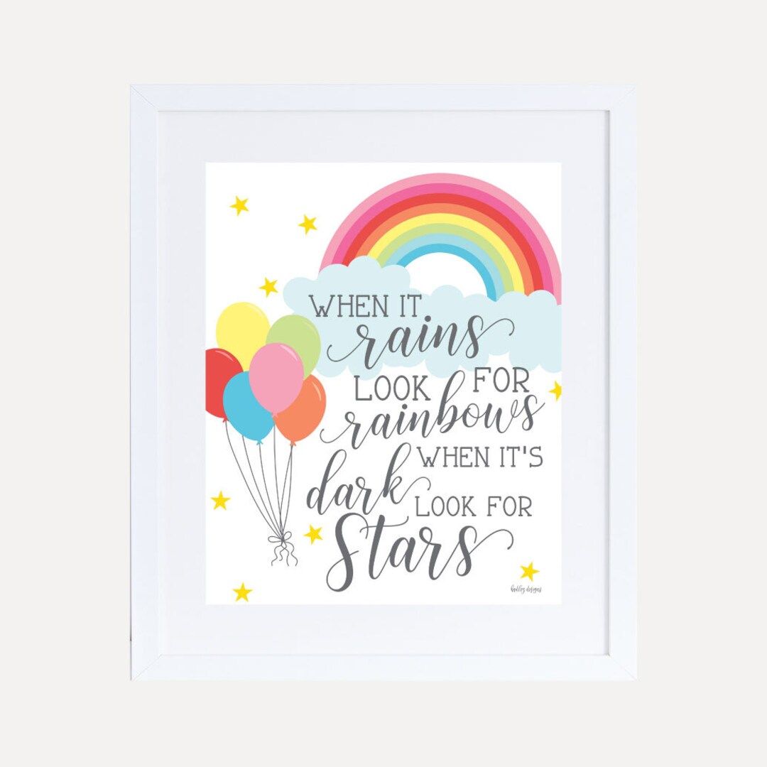 Rainbow Kids Party Birthday Sign Template - Printable Birthday Party ...