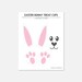 Easter Bunny Treat Cup Template - Easter Cups, Bunny Cups, Rabbit Cups ...