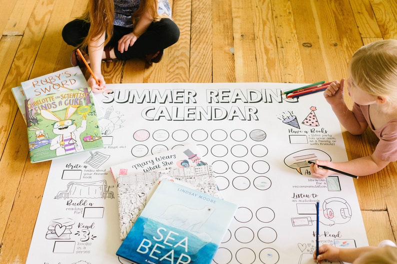 Printable Summer Reading List, Book Log Printable, Printable Summer ...