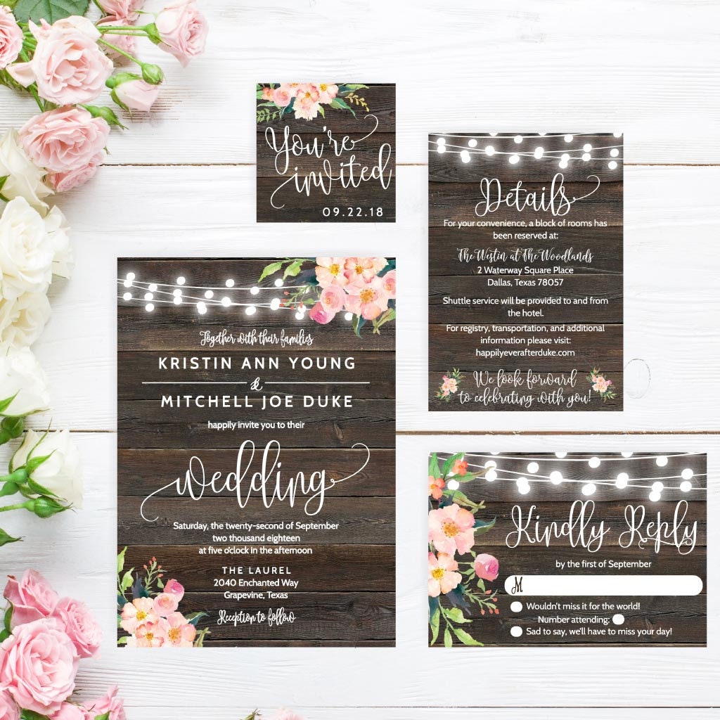 Wedding Invitations Cheap Online Wedding Invitations | Etsy