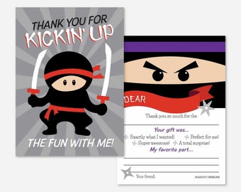 Ninja Thank You - Etsy