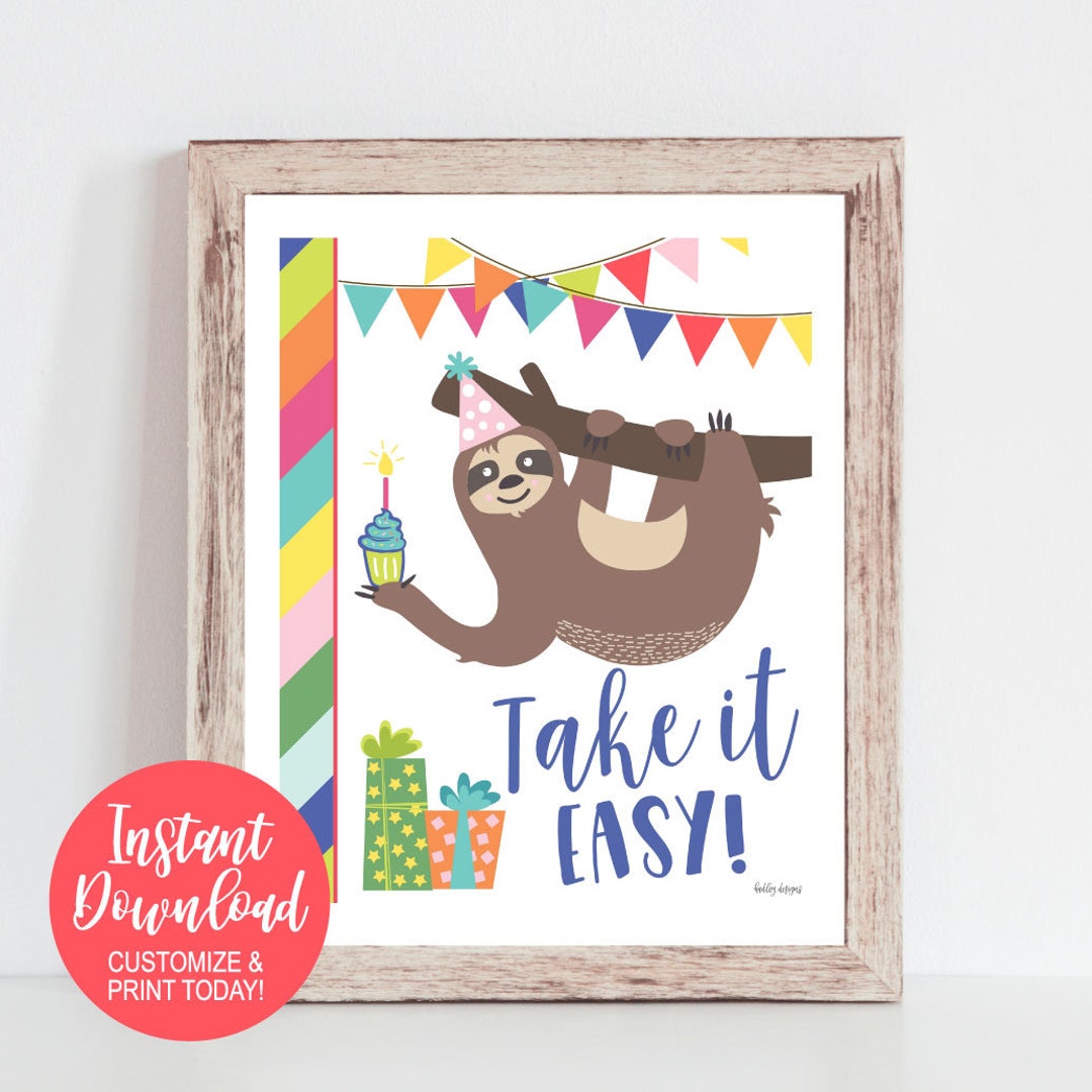 Printable Poster, Custom Party Sign, DIY Printable, Digital Print ...