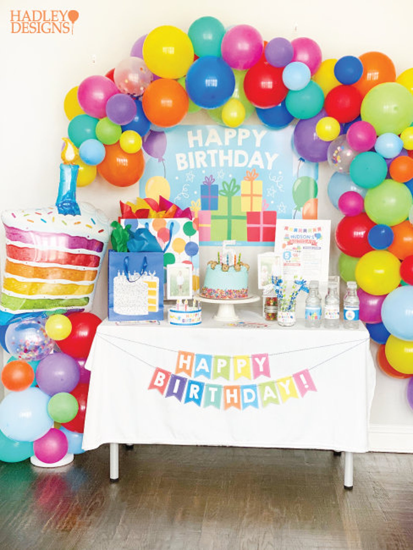 Printable Kids Birthday Kit Includes Decoration Signs | Etsy