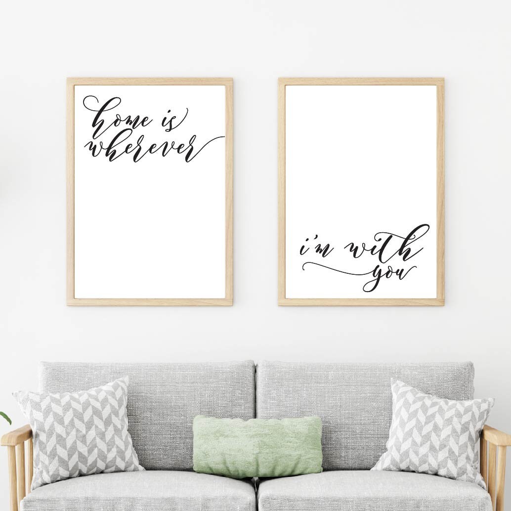 Calligraphy Wall Decor Digital Printable Art Minimalist Art | Etsy