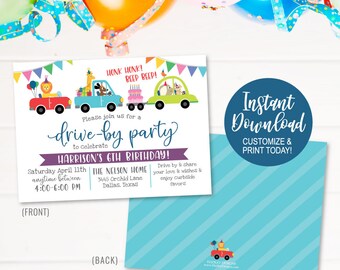 Party Favor Tag, Drive by Birthday Girl, Quarantine Birthday Party ...