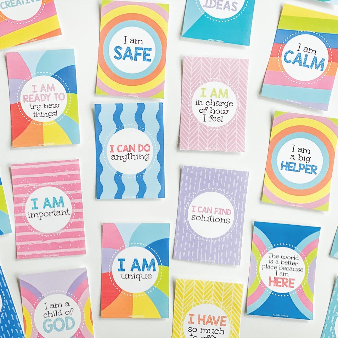 Positive Affirmation Cards for Kids Printable Encouragement - Etsy