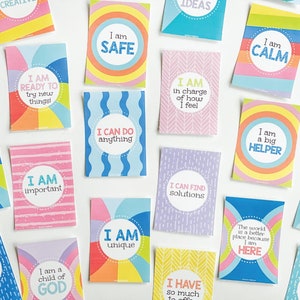 Positive Affirmation Cards for Kids Printable, Encouragement ...