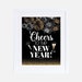 New Years Eve Party Sign Template Printable Happy New Year - Etsy