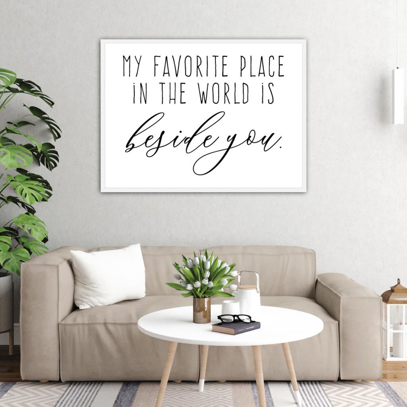 My Favorite Place Sign, Printable Wall Art Quotes, Digital Art ...
