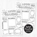 All About Grandma AND All About My Grandpa Printable Template, DIY ...