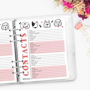 Address Book Template - Cute Address Book Printable, Address Book ...