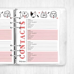 Address Book Template - Cute Address Book Printable, Address Book ...