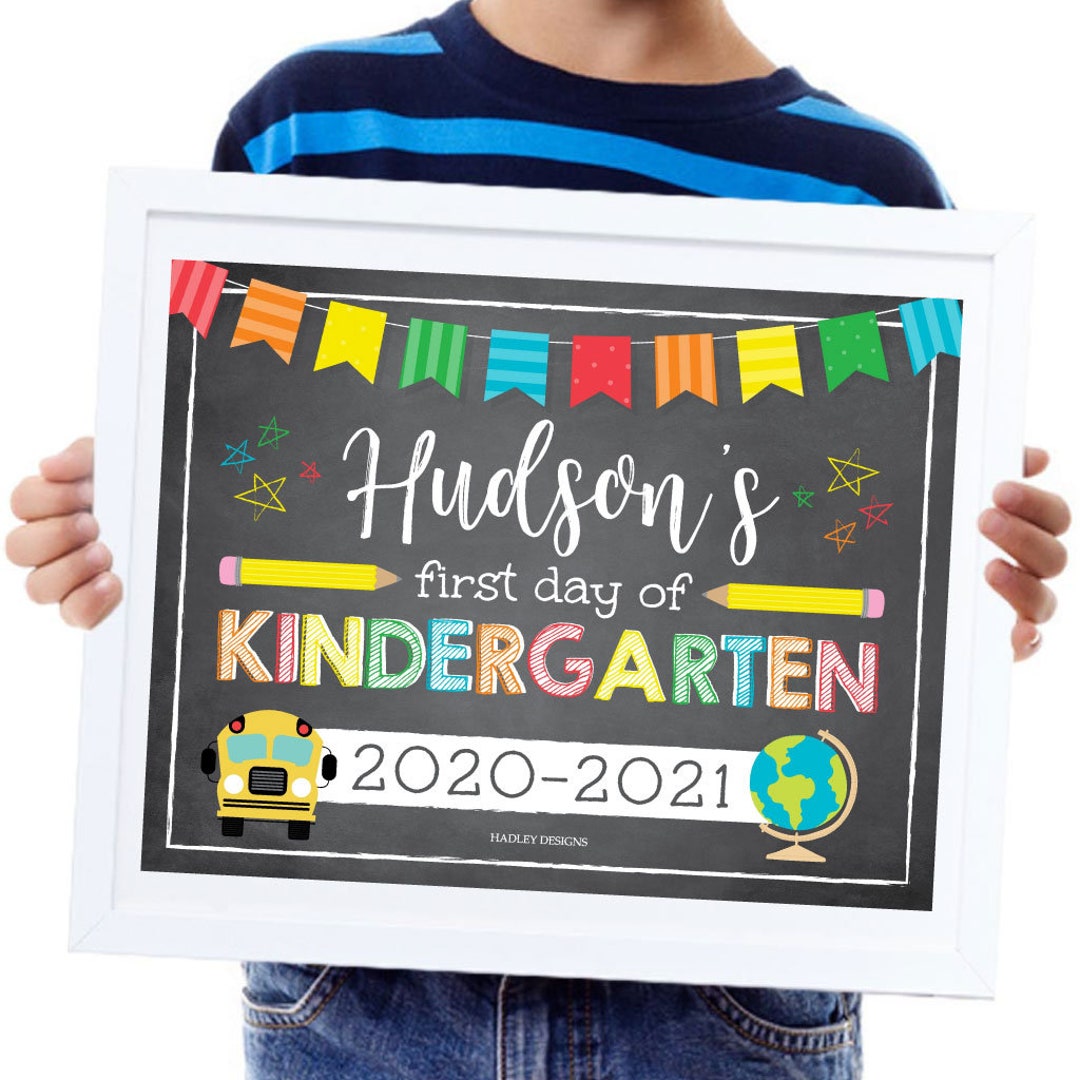 First Day of School Sign Editable First Day of School Sign - Etsy Canada