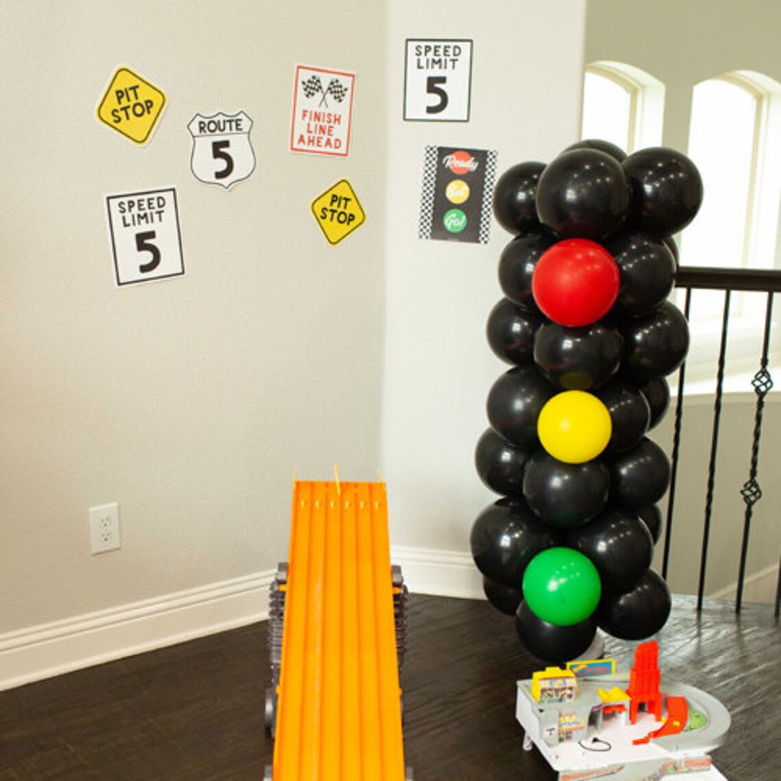 Printable Race Car Birthday Decorations Set Racecar Driver - Etsy