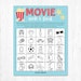 Movie Night Seek and Find Game Template - Movie Game, Movie Night ...