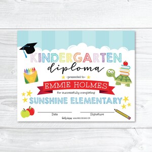 Editable Preschool Diploma Printable, Preschool Graduation, Preschool ...