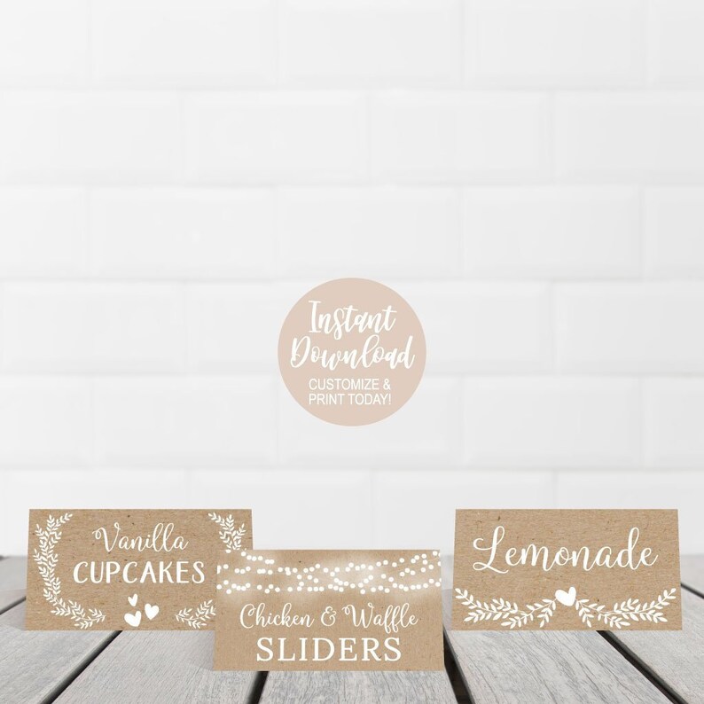 Editable Instant Download Food Label Printable Food Label - Etsy