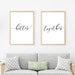 Better Together Decor Wall Art Bedroom Wall Decor Over the - Etsy