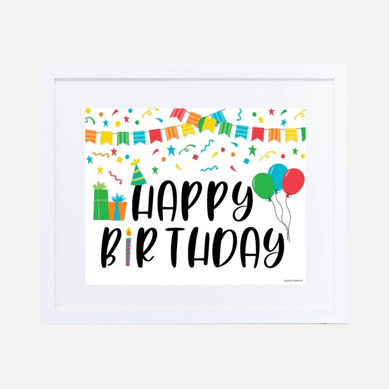 Happy Birthday Sign - Etsy