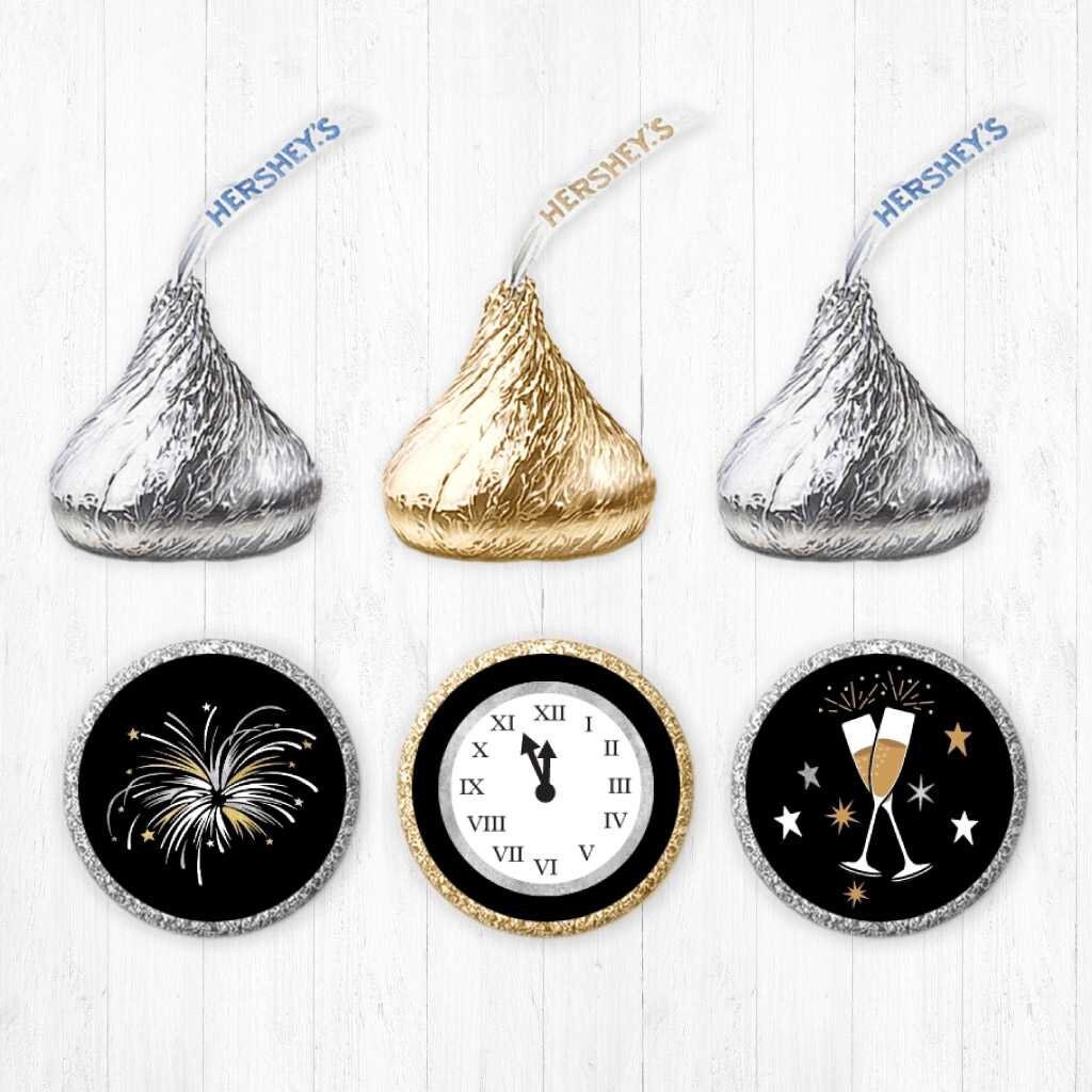 New Years Eve Party Favor Tags Template - NYE Party Favor, New Years ...