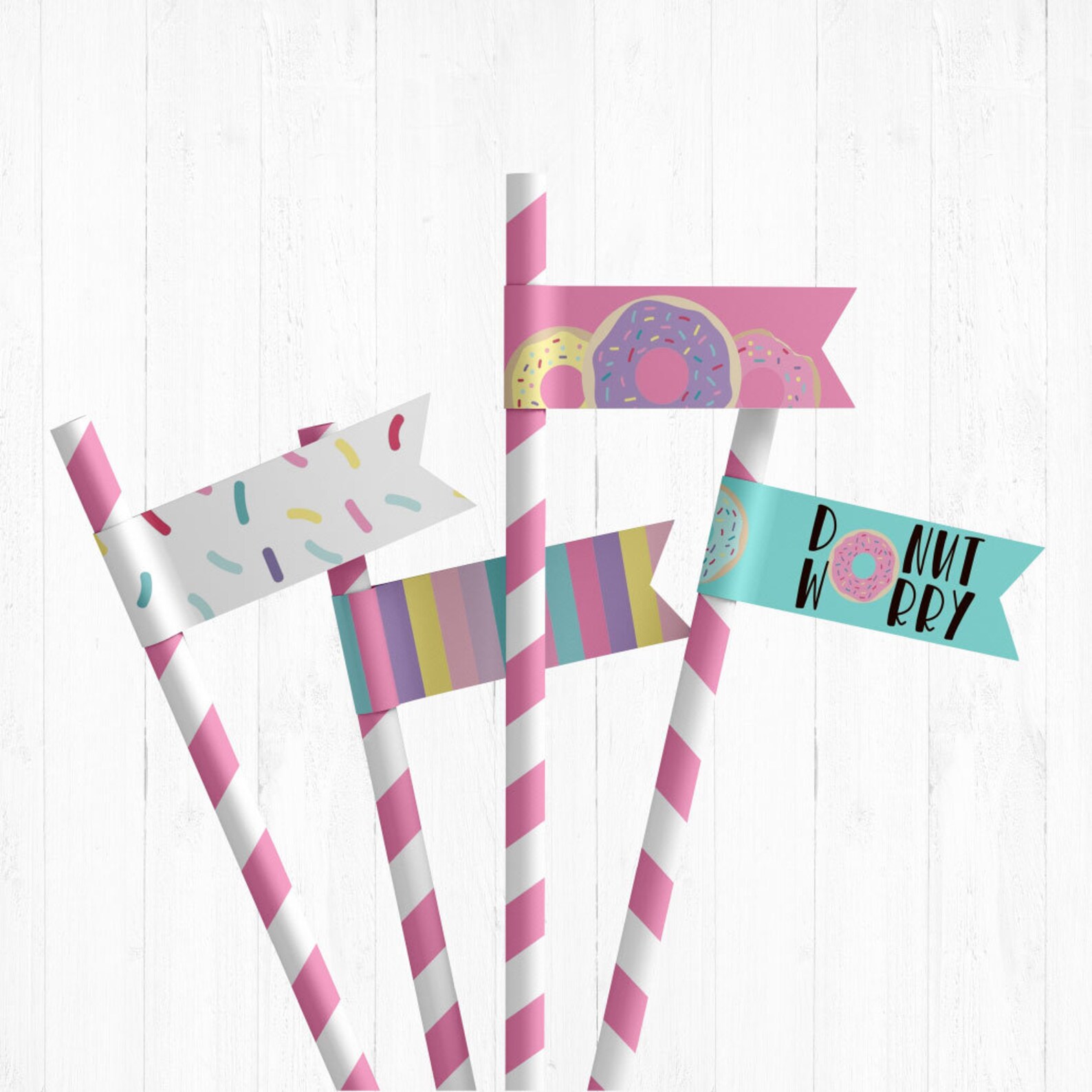 Printable Flags Straw Flag Printable Digital Straw Flags - Etsy Canada