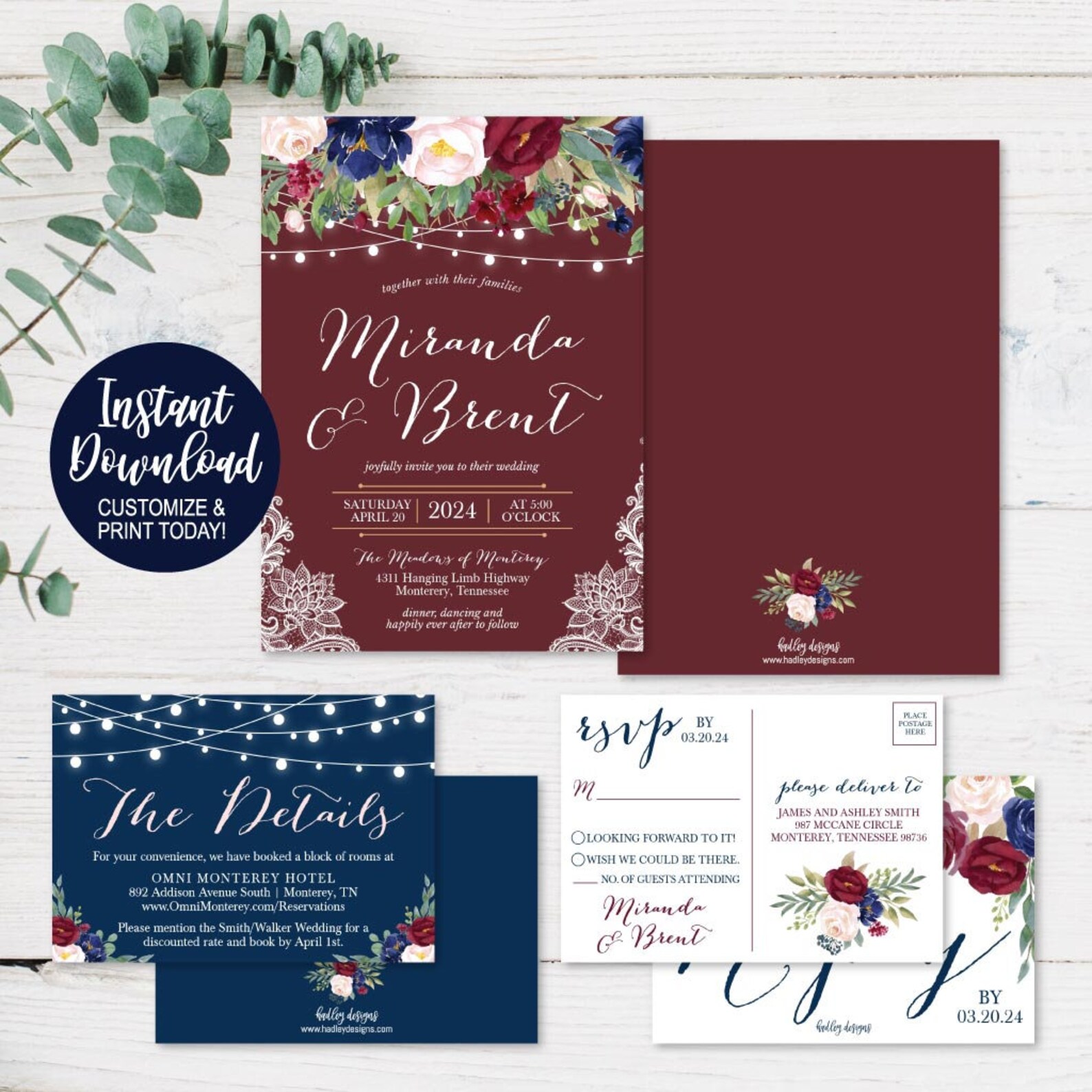 DIY Wedding Invitations Kits Affordable Wedding Invitations | Etsy