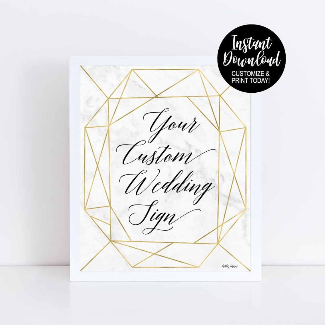 Editable Custom Sign Printable Custom Signs Create Your Own | Etsy