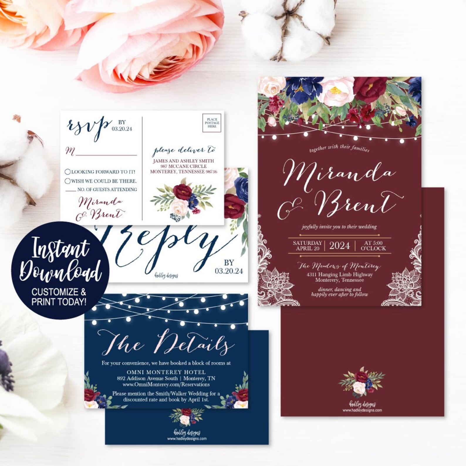 DIY Wedding Invitations Kits Affordable Wedding Invitations - Etsy