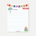 Printable Birthday Letter Template, Editable Letterhead Stationary ...