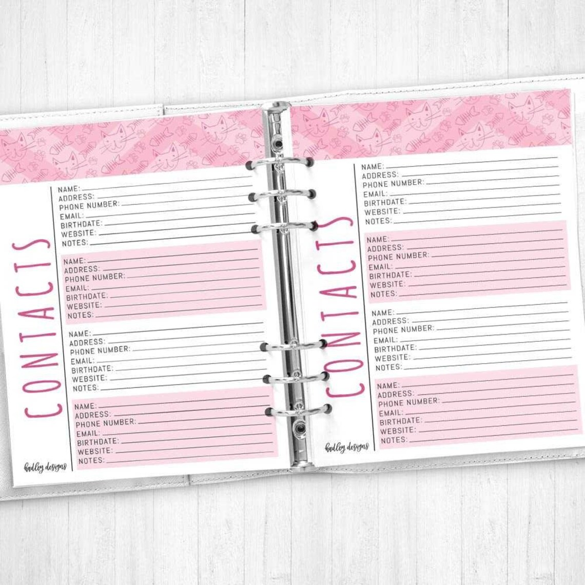 Address Book Template Cute Address Book Printable Address | Etsy