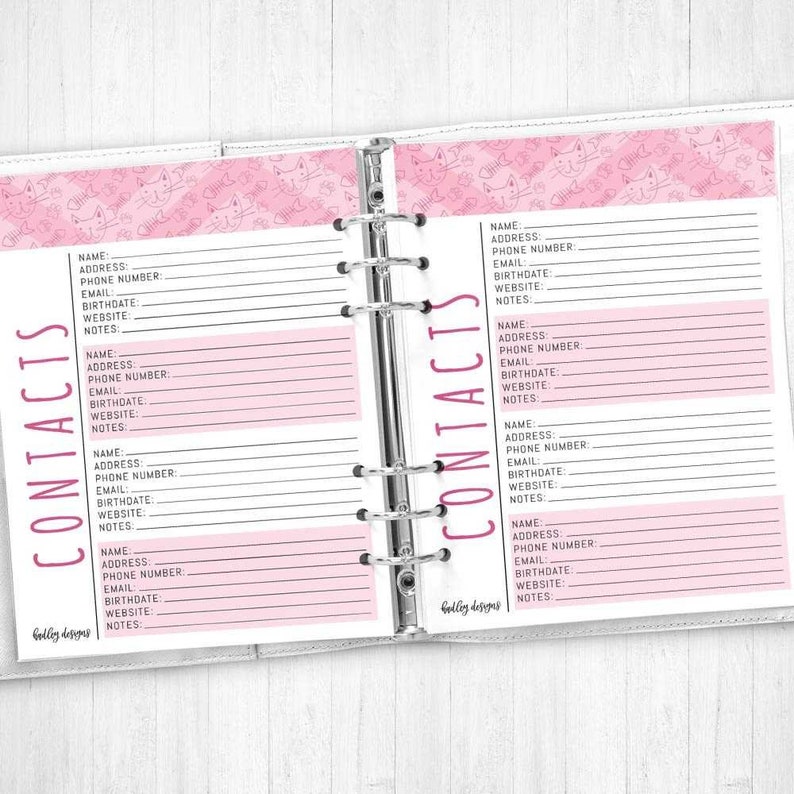 Address Book Template Cute Address Book Printable Address | Etsy