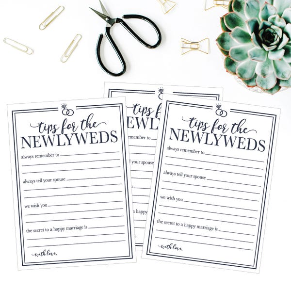 Marriage Advice Card - Etsy