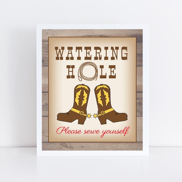 Watering Hole Sign - Etsy