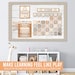 Boho Classroom Calendar Set Bulletin Board - Bulletin Board Calendar ...