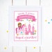 Princess Kids Party Welcome Sign Template Birthday Welcome - Etsy