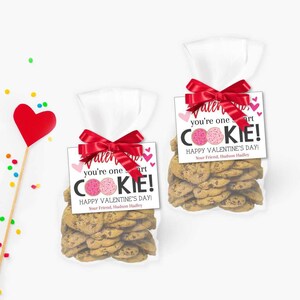 Valentine's Day Cookie Valentine Template - One Smart Cookie Template ...