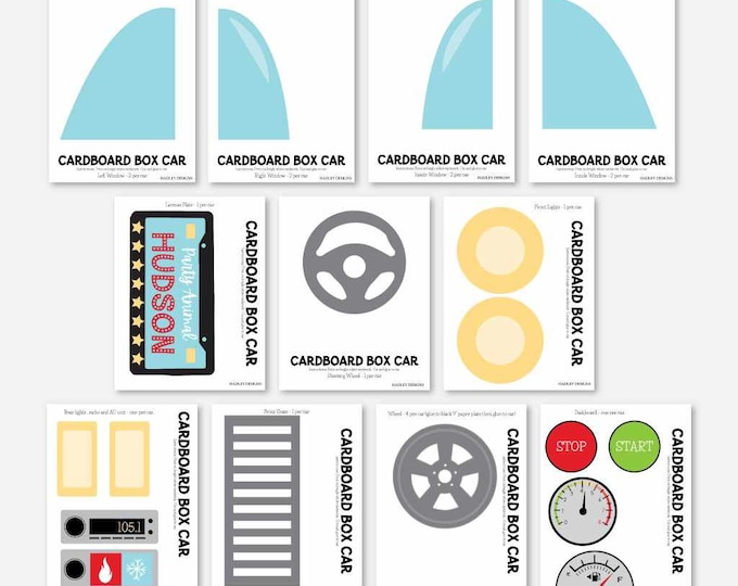 RETRO CAR Pink DIY Set Instant Download Includes Instructions & Free ...