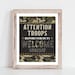 Camo Army Kids Party Welcome Sign Template Birthday Welcome ...