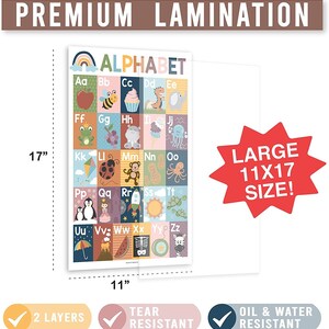 16 Boho Kids Educational Posters for Toddlers - Pre K Learning Posters ...