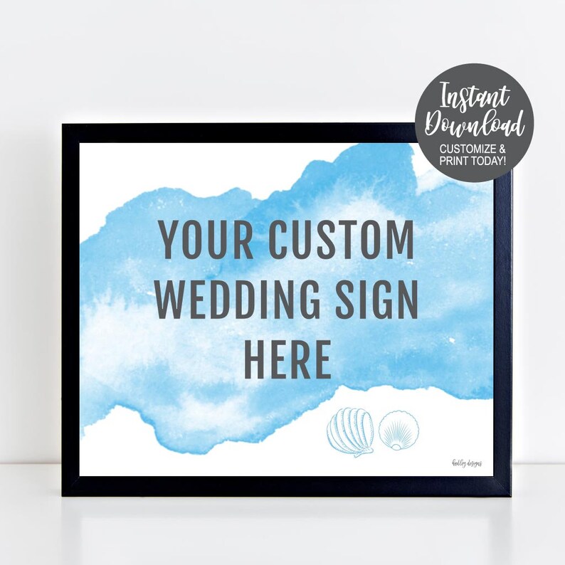 Editable Custom Sign Printable Custom Signs Create Your Own - Etsy