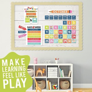 Colorful Classroom Calendar Set Bulletin Board Sets for Teachers ...
