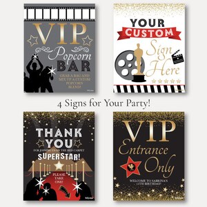 VIP Kids Party Complete Package Templates Invitation Signs - Etsy